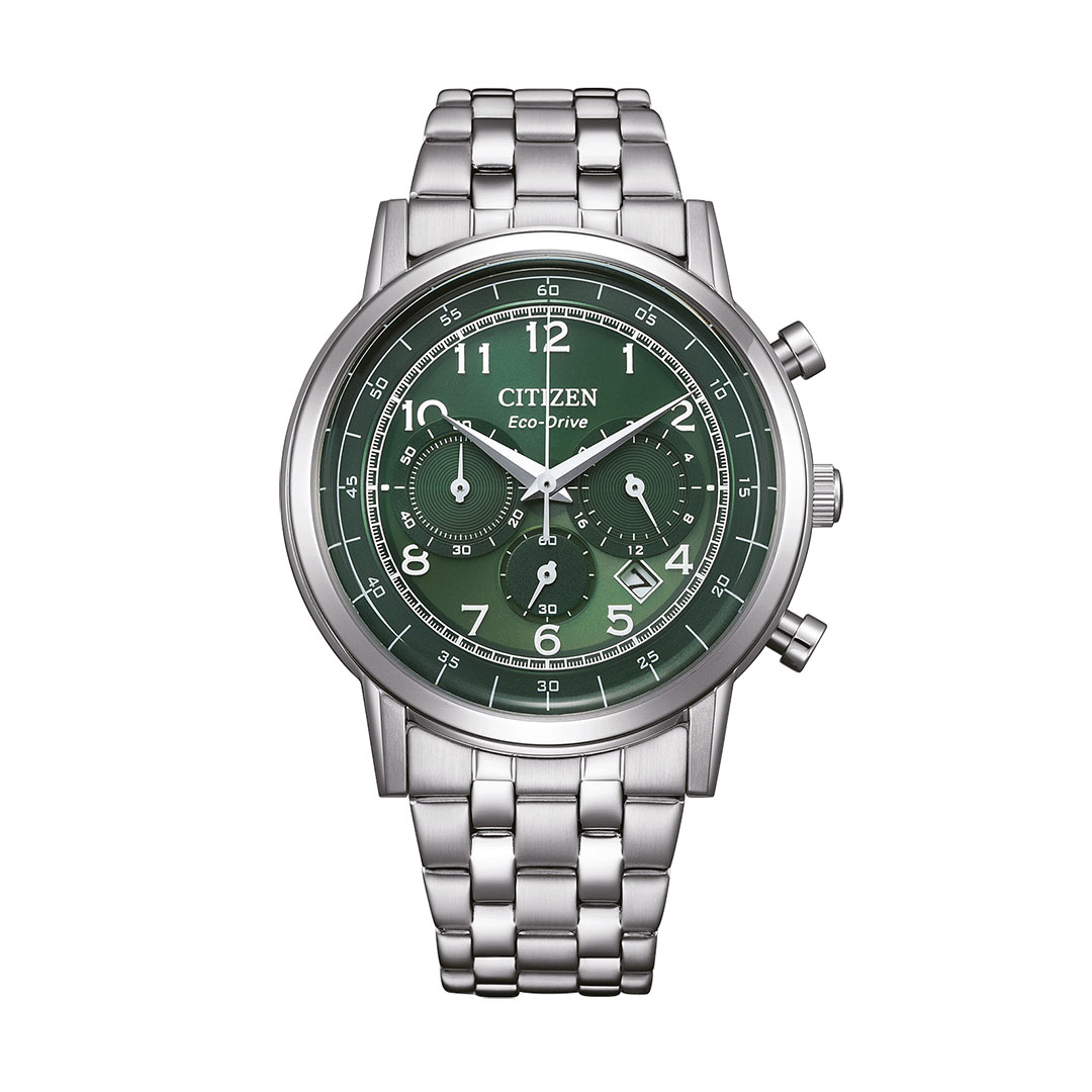 Citizen Chronograph Grun Uhr CA4630-53X
